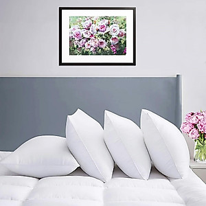 Acteb Pillows Standard Size Set of 2 Pack Bed Basic Sleeping Pillow Medium Supportive & Soft for Side Back Stomach Sleeper 20x26in