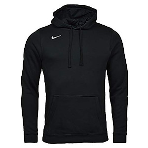 Nike Men's Club Fleece Hoodie (X-Large, Black/White), Black/White, Size X-Large