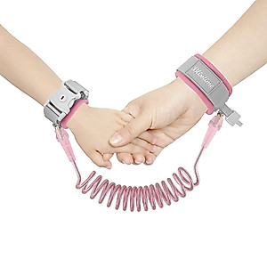 Blisstime Toddler Leash, 【2 Pack】Kid Leash Anti Lost Wrist Link with Key Lock Upgraded Baby Leash with Safety Wristband Rope for Babies Toddlers Child Kids