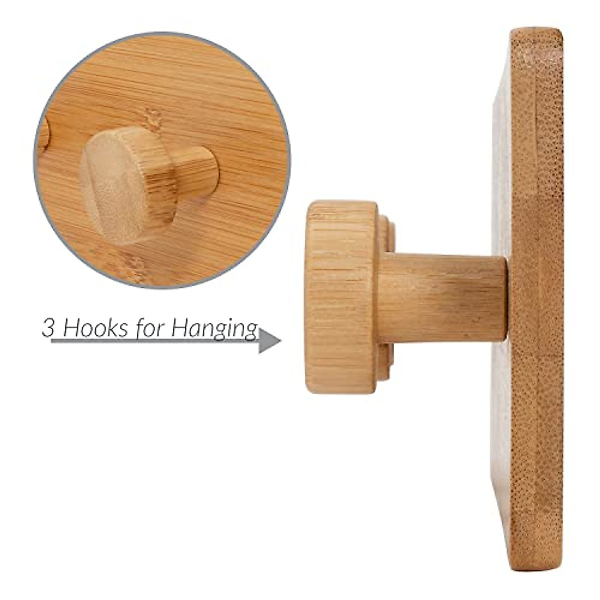 Simplify 3 Over The Door Hook | Closet | Bedroom | Bathroom | Laundry Room | Storage | Towel & Robe Hanger | Accessories Organizer | White