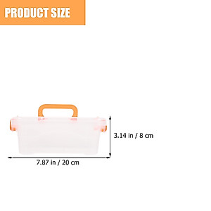 Multicolor Storage Bins with Lids - 5 Pack Small Cubby Bins Stackable Plastic Containers for Classroom Book Bin Toy Organizers