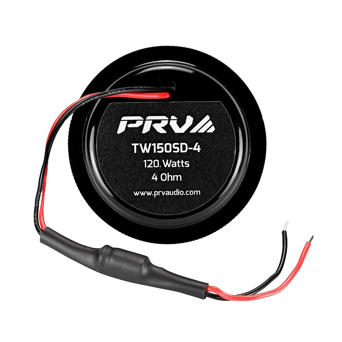 PRV AUDIO Soft Dome Tweeters 240 Watts 4 Ohm TW150SD-4 with Built-in Crossover, 32 mm Silk Dome, Neodymium Magnet for Car Audio and Motorcycle Systems Easy Flush Mount (Pair)