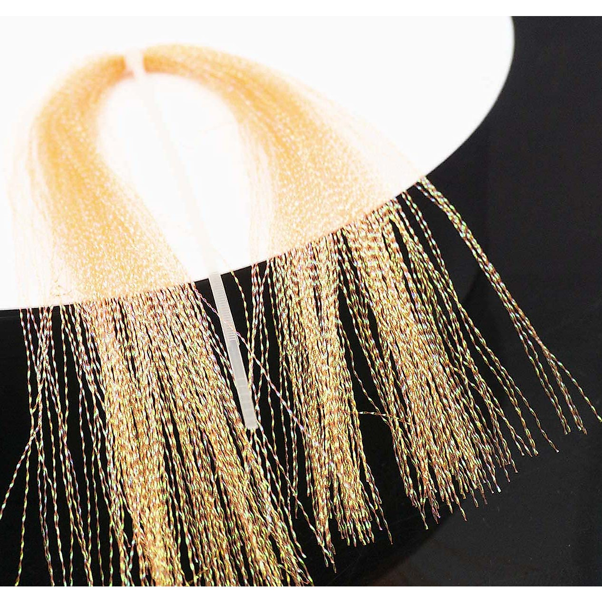 10 Packs Crystal Flash Fly Tying Material Hook Lure Flash Flies Decorating Holographic Tinsel Krystal Flashabou Sparkle Dry Streamer for Fishing Lure Dry Flies Making Supplies