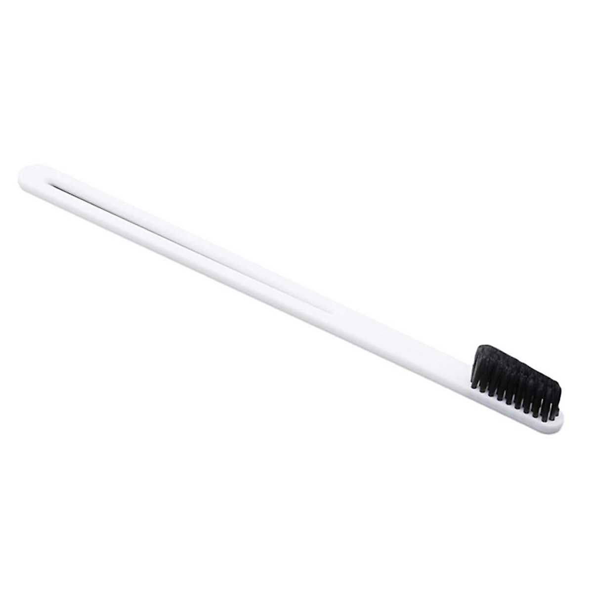 GUAngqi Simple Style Toothbrush Travel Portable Hygiene Oral Adults Disposable Toothbrush Hiking Tooth Brush Cleaning Tools Hotel Cheap Toothbrush,White,Plastic