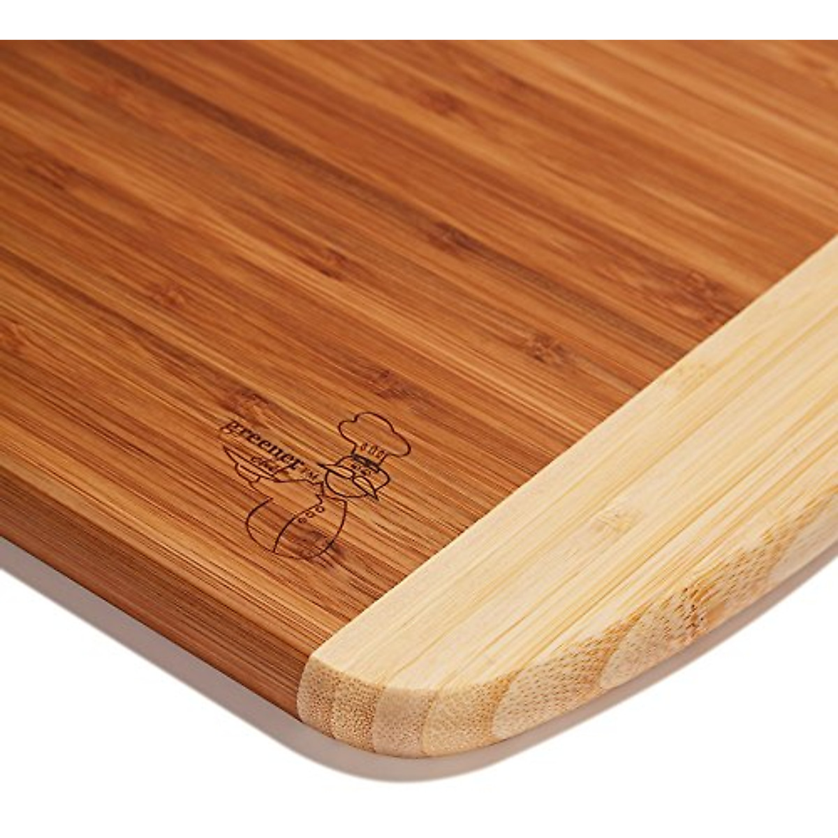 Bamboo Cutting Board Housewarming Gift Set - With Bonus 3-Piece Cooking Utensils - Wooden Spoon, Salad Tongs and Wood Spatula - Mother's Day, Wedding & Kitchen Gadgets Gift Idea