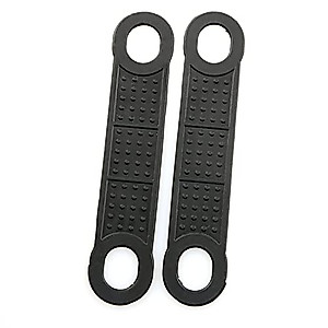 PZRT 40pcs Non-Slip Rubber Clothes Hanger Grips Windproof Clothes Hanging Accessories, Black