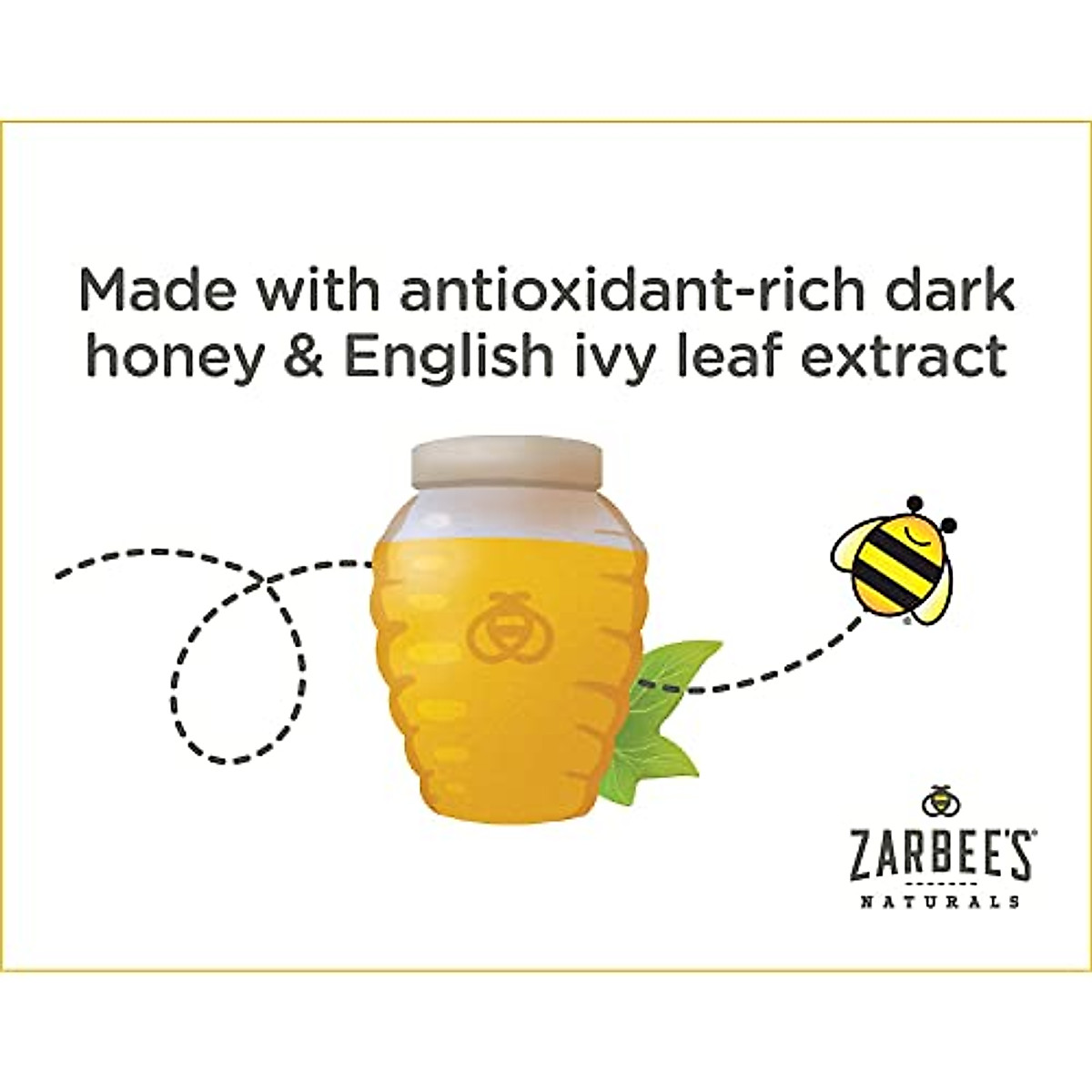 Zarbee's Natural Children's Cough Syrup + Mucus With Dark Honey Natural Grape Flavor- 4oz, Pack of 3