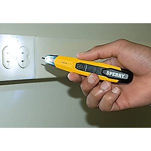 Sperry Instruments STK001 Non-Contact Voltage Tester (VD6504) & GFCI Outlet / Receptacle Tester (GFI6302) Kit, Electrical AC Voltage Detector, Yellow & Black