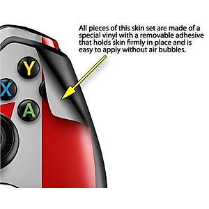 WraptorSkinz Decal Style Vinyl Skin Wrap compatible with XBOX One Original Wireless Controller Canadian Canada Flag - (CONTROLLER NOT INCLUDED)