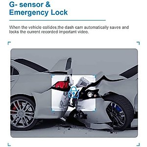 Dash Cam ,【2023 New Version】 1080P Full HD Dash Camera for Cars Front with 2.4-Inch LCD Screen, Night Vision, 170° Wide Angle, G-Sensor Motion Detection and Parking Monitor , Loop Recording