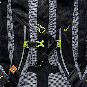 Nike Hike Black/Particle Grey/Atomic Green DJ9677-010 Backpack (27L) (Black/Particle Grey/Atomic Green)