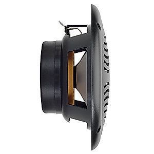 Magnadyne WR65B Water-Resistant 6-1/2" 2-Way Speakers with Integrated Grill/Frame | Black (Sold as a Pair)