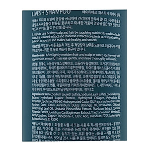 ATS Perstige Livesh Shampoo, 600ML, 20.29 fl.oz, Refreshing, Hair Loss and Growth Silicone Free Shampoo