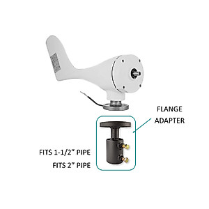 Wind Turbine Flange to Pipe Adapter for Import Turbines, NO Welding, Made in USA (1-1/2" Pipe)