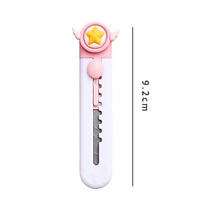 Peaches Box Cutter Retractable, Sharp Utility Knife Retractable, Cute Box Cutters for Office, Home, Arts Crafts, Cartons, Cardboard, Utility Knives, Knives (3H075)