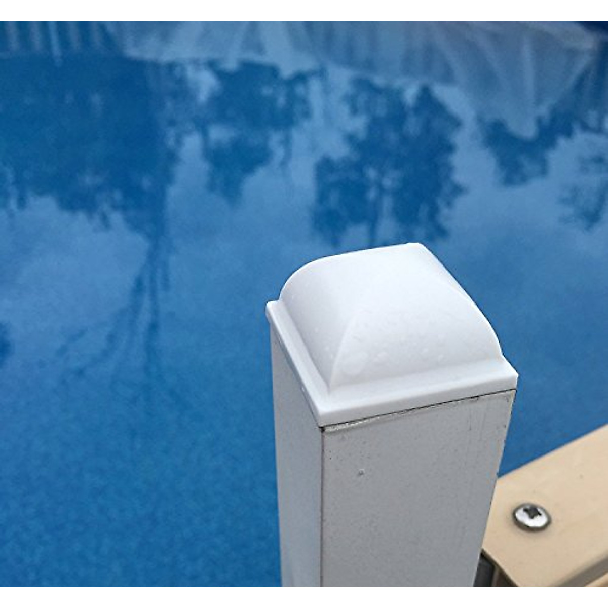 InstaCap Above Ground Pool Fence Post Caps- (Package of 12 Pieces ...