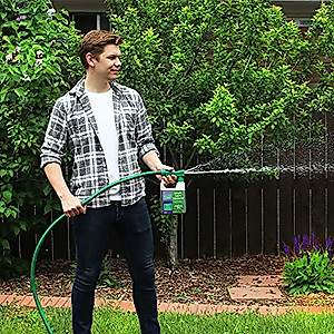 Commercial Grade Lawn Energizer- Liquid Fertilizer Booster with Iron & Nitrogen- Turf Spray Concentrated Fertilizer for Deeper Green- Any Grass Type, All Year- Simple Lawn Solutions- 32 Ounce