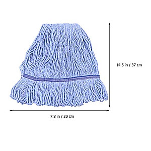 SECFOU 1pc Mop Accessories Mop Refill Practical Mop Cloth Washable Mop Head Commercial Mop Heads Spray Mop Sponge Mop Mop Pads Household Mop Pad Dust Mop Refill Blue