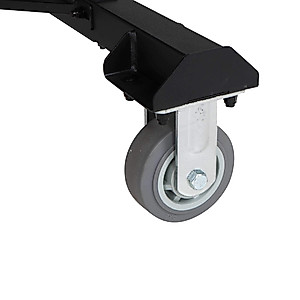 LIFETIME 80669 Upright Chair Storage Cart, Black