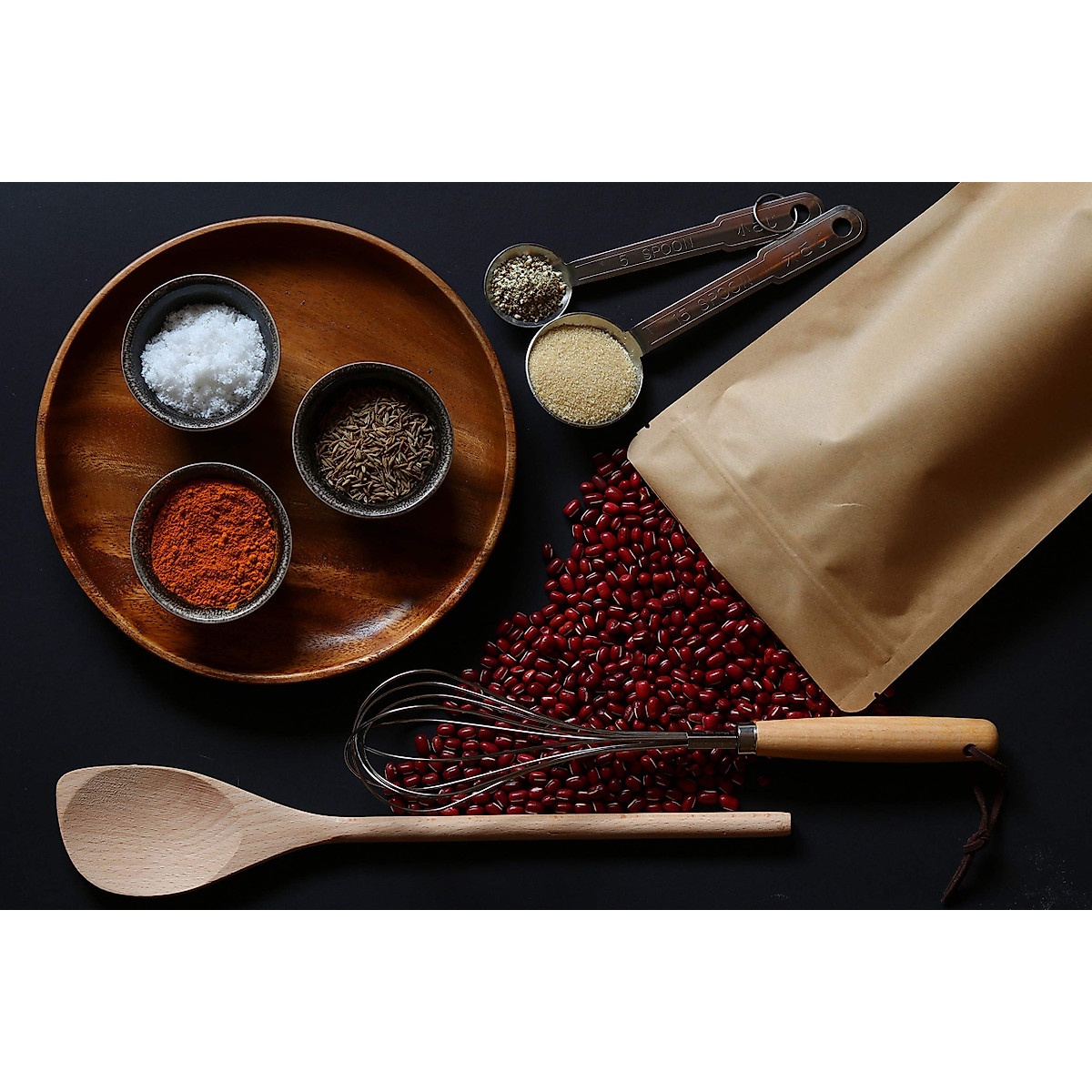 Yuugen Products Kraft Stand-Up Pouch Bags with Aluminum, Zip Lock, and Tear Notch - Reusable, Heat-Sealable | Storage for Food, Non-Food Items, Home and Business - 50 Pcs (5.9" x 8.6")