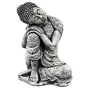 Thai Buddha Statue Home and Garden Yoga Decor Concrete Statuary Asian Collection