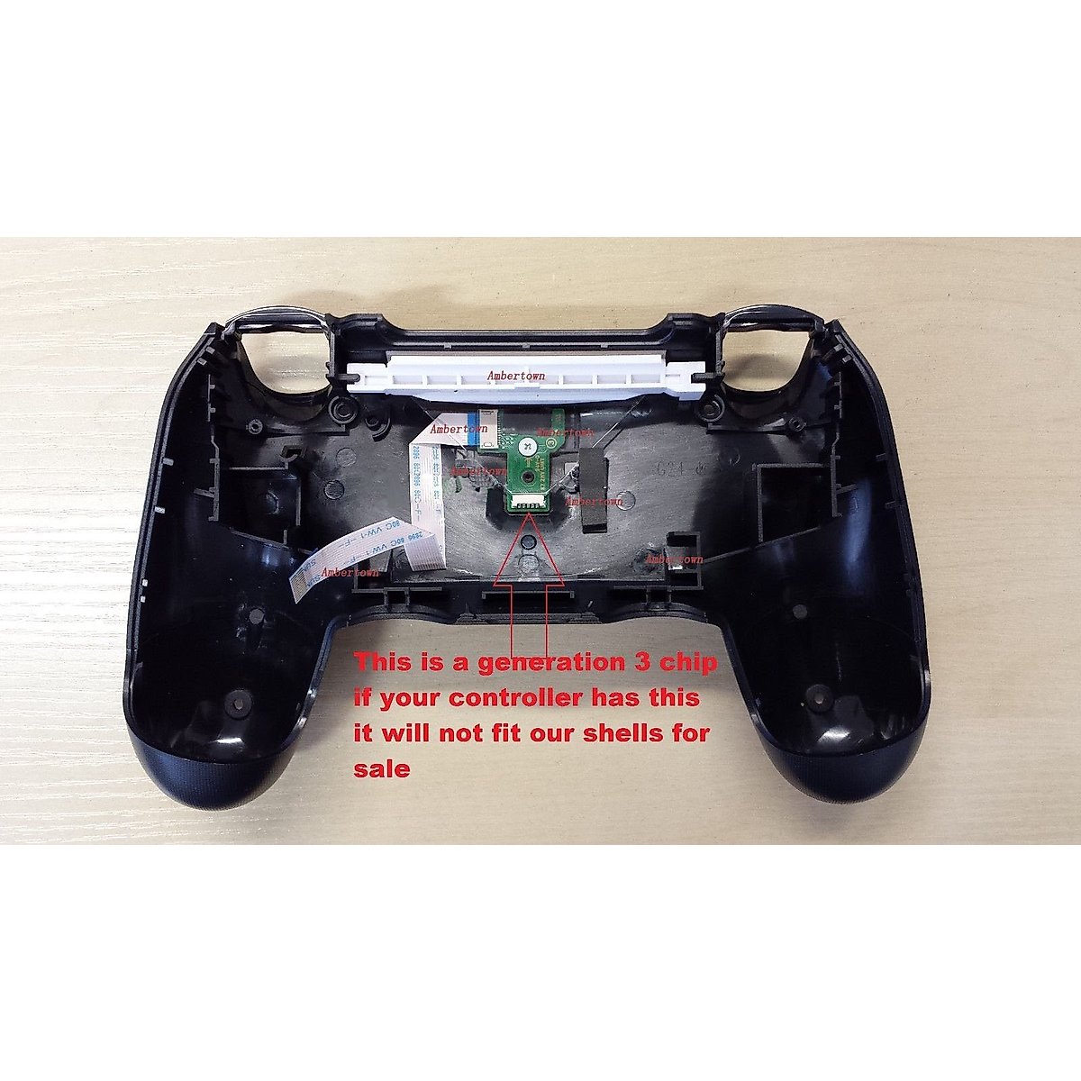 Replacement Full Buttons Custom Mod Kit Set for Sony Playstation 4 PS4 Controller Clear (Can give Out Light in Night)