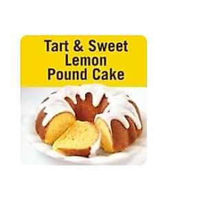 White Lily Lemon Pound Cake Mix, 16.2 OZ Box, Included lemon-flavored glaze mix (PACK OF 3) With Meal Time Prayer Card