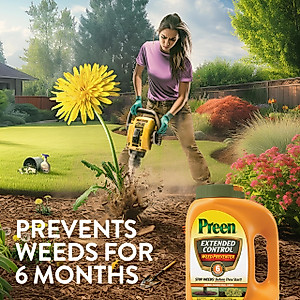 Preen Extended Control Weed Preventer - 10 lb. Bag - Covers 1,630 sq. ft.