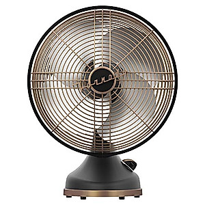 Vornado Silver Swan Alchemy Oscillating Vintage Fan, Gunmetal, Medium