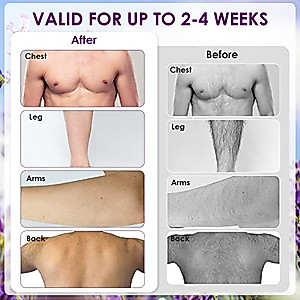 Xaninp Roll on Wax,Wax Cartridge for Hair Removal,Wax Roller Refill for Arms Legs Hands Toes Back Chest Heated Roller Kit 3.52 Ounce (4 pack)