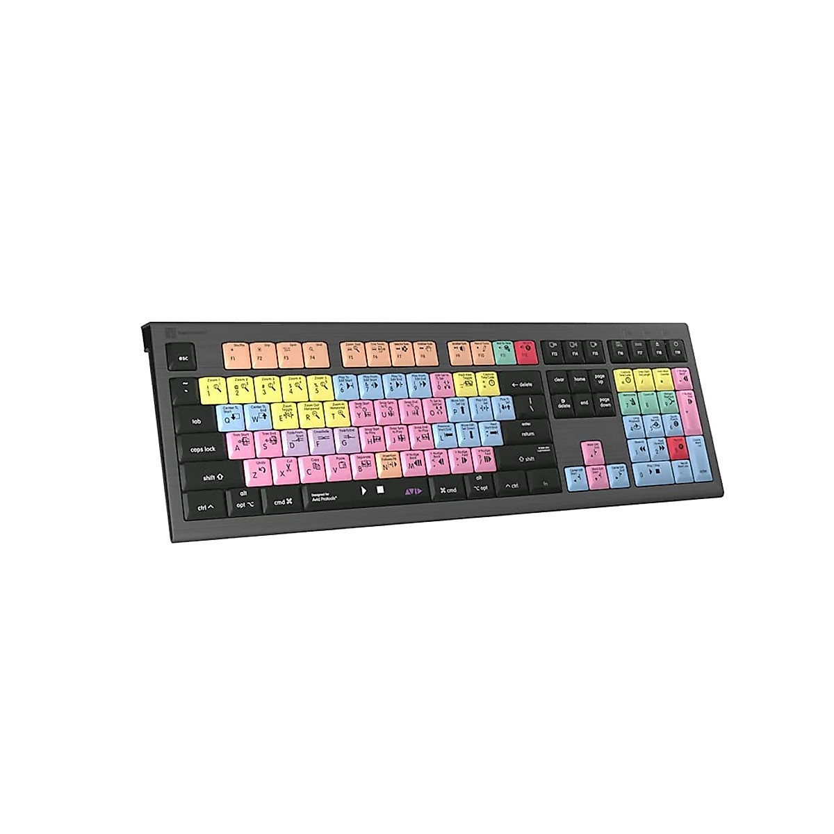 LogicKeyboard keyboard Compatible with Avid Pro Tools Mac Backlit ASTRA - LKBU-PT-AMBH-US