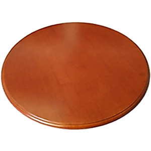 Wood Round Rotating Tray ，Dining Table Turntable Lazy Susan， Rotatable Serving Plate Table Top Rotating Plate Smooth 360° Rotating ，Silent & Smooth Spin (Color : B, Size : 70cm/28inch)