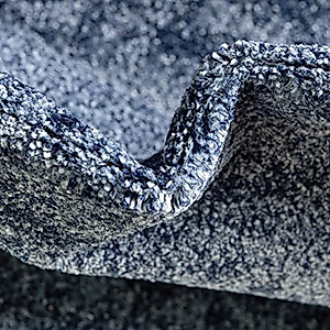 Rugs.com Angelica Collection Rug – 2' x 3' Navy Blue Medium Rug Perfect for Entryways, Kitchens, Breakfast Nooks, Accent Pieces