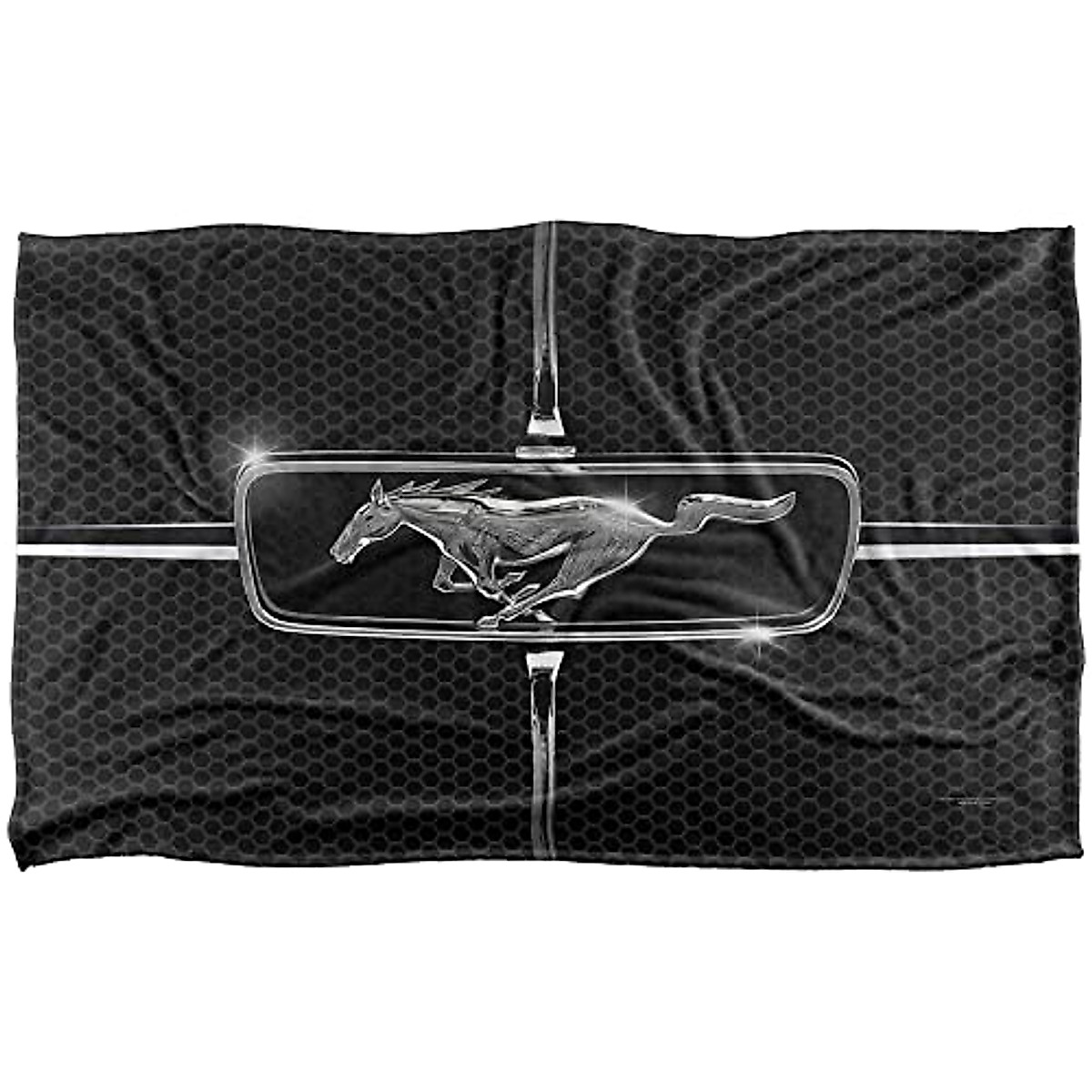 Ford Blanket, 36"x58" 1965 Mustang Grill Silky Touch Super Soft Throw Blanket