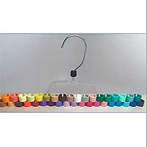 shamjina 300 Hanger Size Markers Garment, Donuts, Bagels, Cubes, Sizer, Black