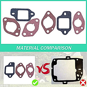 Carburettor Gasket Kit for Honda GCV160 GCV135 GCV190 GSV190 Engine and HRS216 HRT216 HRB216 HRR216 HRZ216 Lawnmower # 16212-Zl8-000, Adefol Professional Airtight Gasket