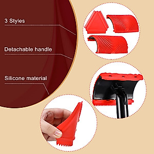 Set of 3 Wood Graining Painting Tool Wood Graining Set Graining Tool Set DIY Grain Painting Tool Rubber Empaistic Wood Texture Grain Tool for Household Wall Room Art Paint Decoration