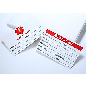 VNOX 3 Color/Set-Customize Medical Alert ID Bracelet Braided Brown Rope Paracord Adjustable Wristband