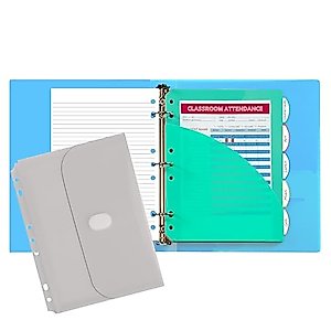 C-Line Mini Binder Starter Kit, Includes Binder, Index Dividers, Filler Paper and Binder Pockets, Colors May Vary, 1 Each (30100)