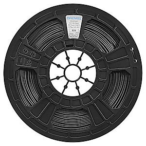 Dremel DigiLab ECO-BLA-01 3D Printer Filament, 1.75 mm Diameter, 0.75 kg Spool Weight, Color Black, RFID Enabled, New Formula and 50 Percent More per Spool
