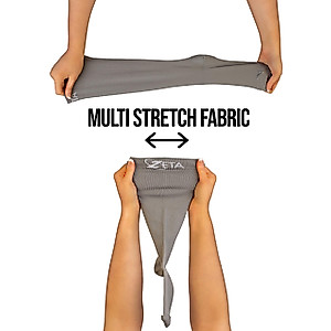 Zeta Wear Plus Size Leg Sleeve Support Socks - The Wide Calf Compression Socks Men and Women Love for Its Amazing Fit, Cotton-Rich Comfort, Compression & Soothing Relief, 1 Pair, 3XL, Gray