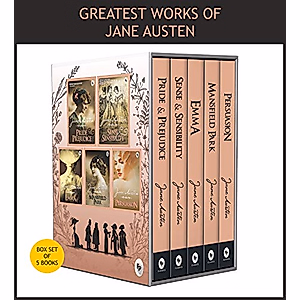 Greatest Works of Jane Austen (Set of 5 Books)