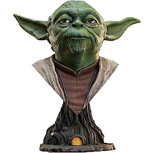 DIAMOND SELECT TOYS Star Wars: The Empire Strikes Back: Yoda Legends in 3-Dimensions 1:2 Scale Bust, Multicolor, 9 inches