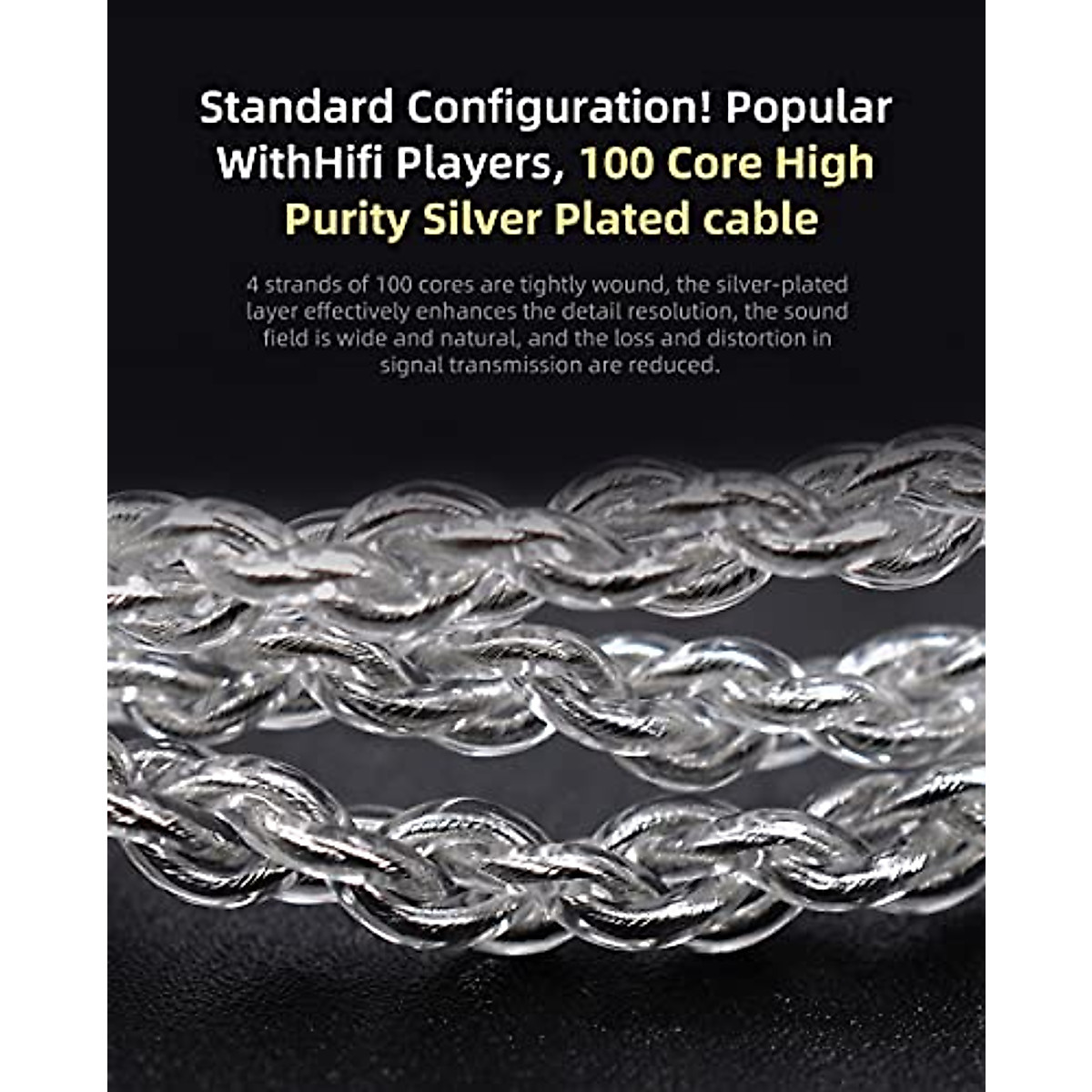 keephifi KZ ZSN Pro X IEM Earphones,1BA+1DD Hybrid in Ear Monitor,Noise Cancelling Earbuds, Custom-fit,3.5MM Jack Headphone,Detachable Cable in Ear Earphone for iPhone,Android,Computer(Gold,No Mic)