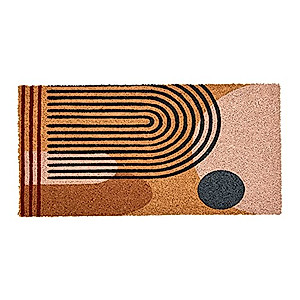 Main + Mesa Geometric Coir Doormat