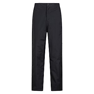 Mountain Warehouse Downpour Mens Waterproof Rain Pants - for Black Large