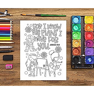 Bible Verse Coloring Book for Kids