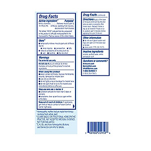 Boiron Arnicare Ointment for Soothing Relief of Joint Pain, Muscle Pain, Muscle Soreness, and Swelling from Bruises or Injury - Non-greasy and Fragrance-Free - 1 oz