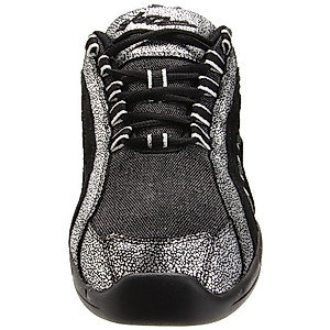 Sansha Women's Electron Canvas-W, Black/Silver, 9 8 M US