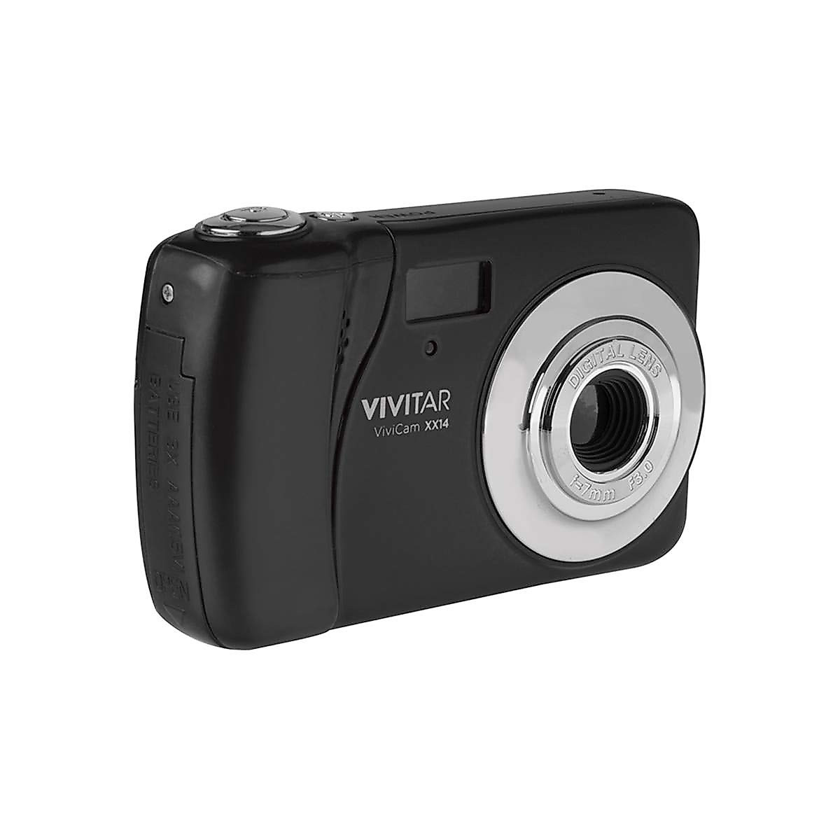 Vivitar VX018 Selfie Cam Digital Camera, Black